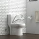 Small one Piece Toilet Short Compact Bathroom Tiny Mini Commode Water ...