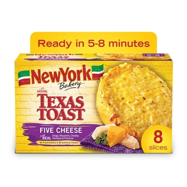 Great Value Garlic Texas Toast 8 slices 11.25 oz Frozen thickly sliced ...