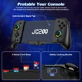 QQV Wireless Switch Controller for Nintendo Switch OLED with 17 Lighting Effects Gyro Vibration ...