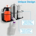 3/4 Spray Bottle Holder Rustproof Carbon Steel Wall Mount Storage ...