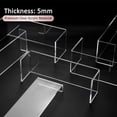 2 Set Large Acrylic Clear Display Risers, 3 Sizes 12" Rectangular ...