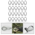 10pcs Stainless Steel Thimbles Rope Thimble Rigging Attachment Cable ...