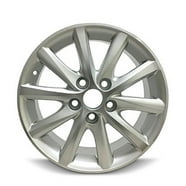 16 X 6.5 Reconditioned OEM Aluminum Alloy Wheel, Silver, Fits 2014-2018 ...