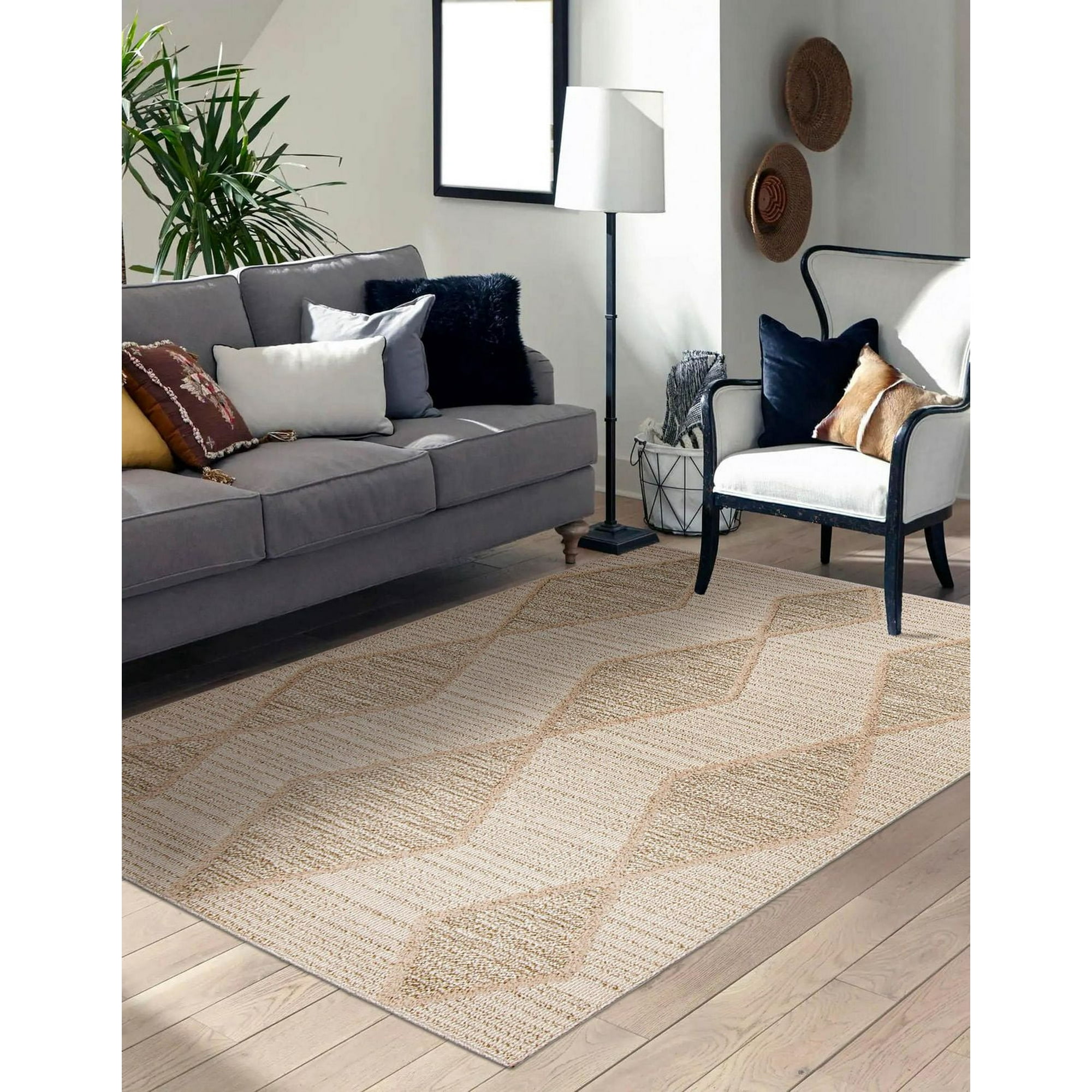 Click here for Ecarpet Jute Style Area Rug For Bedroom  Living Ro... prices
