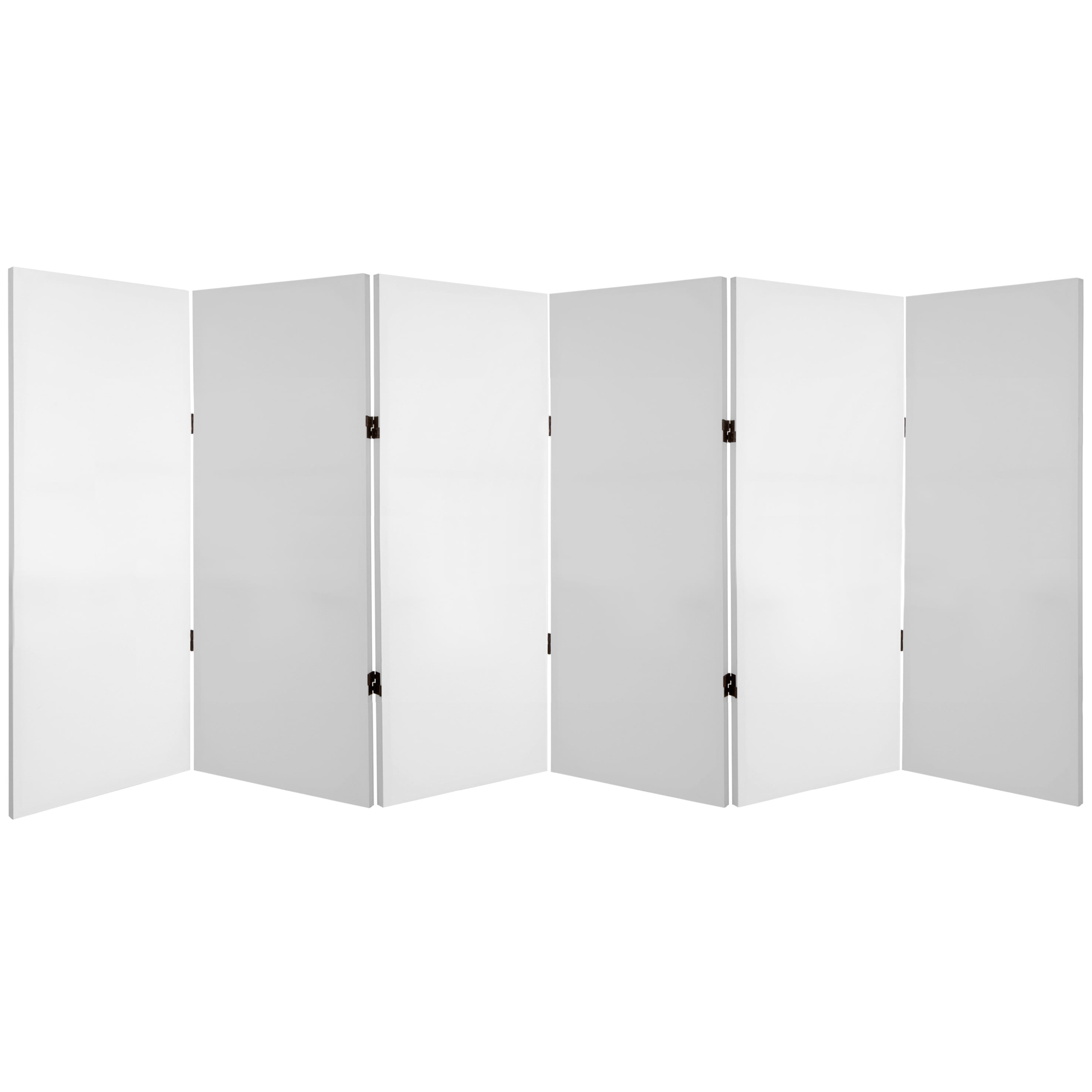 Oriental Furniture 3 ft. Tall Do It Yourself Canvas Room Divider - 6 ...