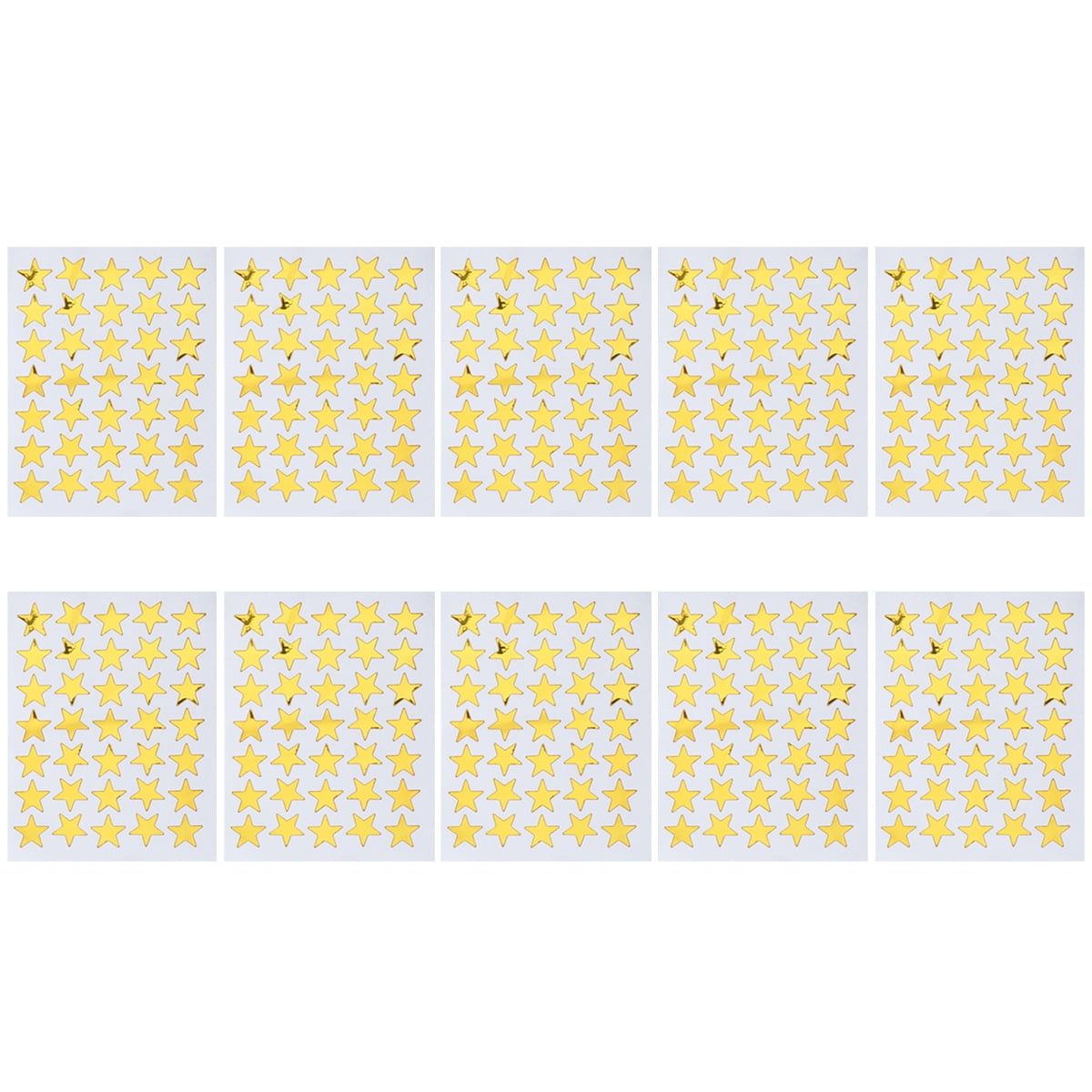 Stickers Star Foam Crafts Golden Metallic - Walmart.com