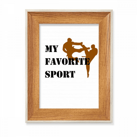 Like Sports Fitness Balanced Taekwondo Desktop Wooden Photo Frame ...