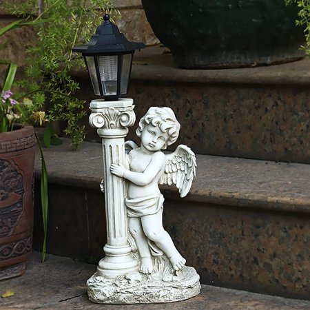 19 29in Angel Sculpture with Solar Light , Angel Garden Statue with ...