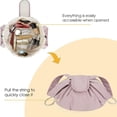 Barrel Drawstring Makeup Bag Pink Large Cosmetic Bag Make up Bags ...