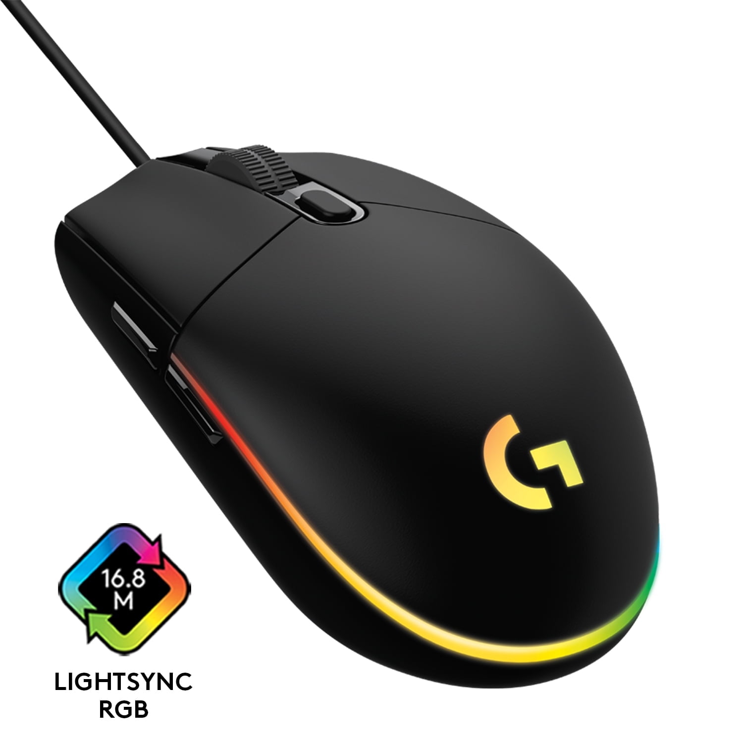 Logitech G203 Lightsync Gaming Mouse  8 000 Dpi  Black One Name