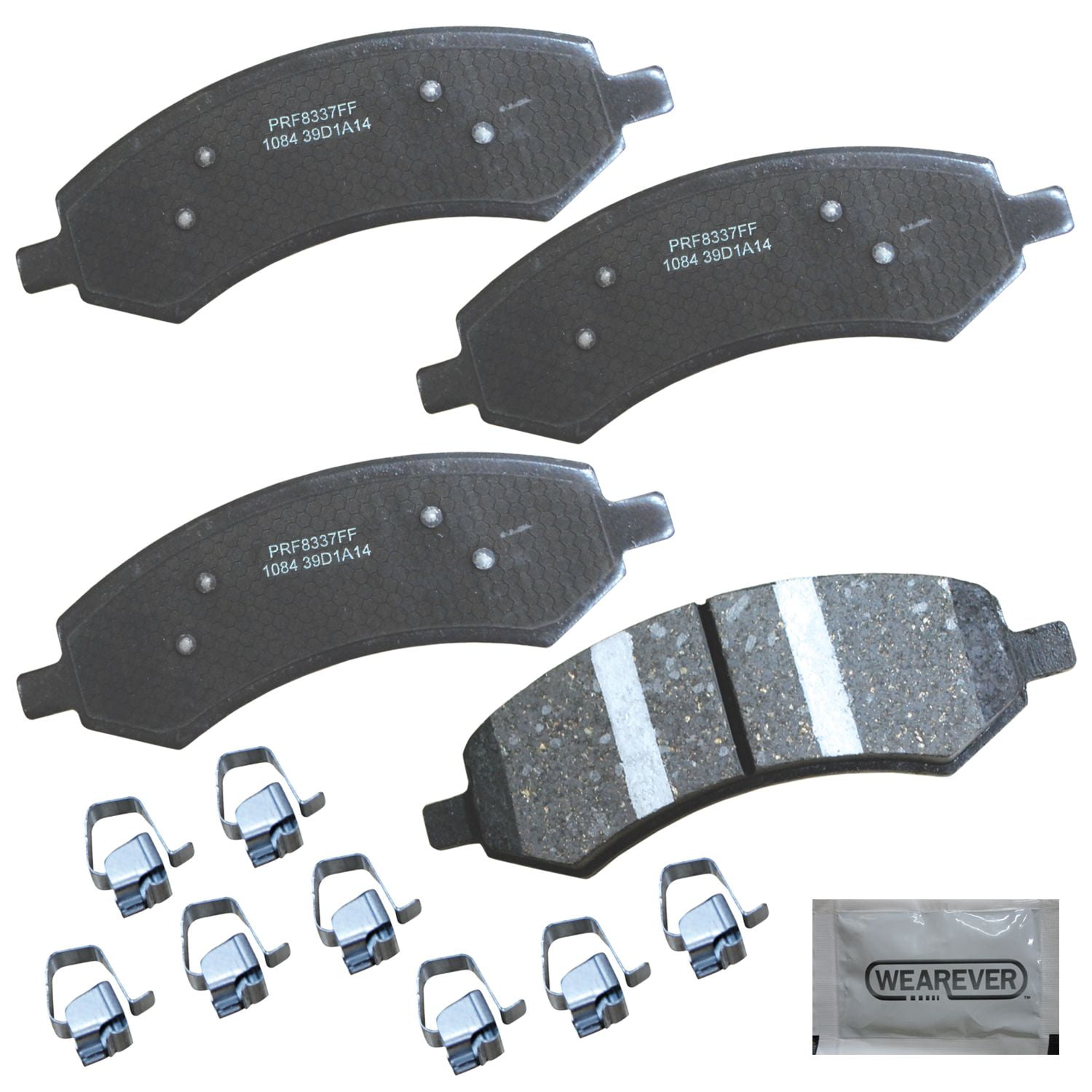 Carquest Professional Platinum Ceramic Brake Pads - Front (4-Pad Set ...