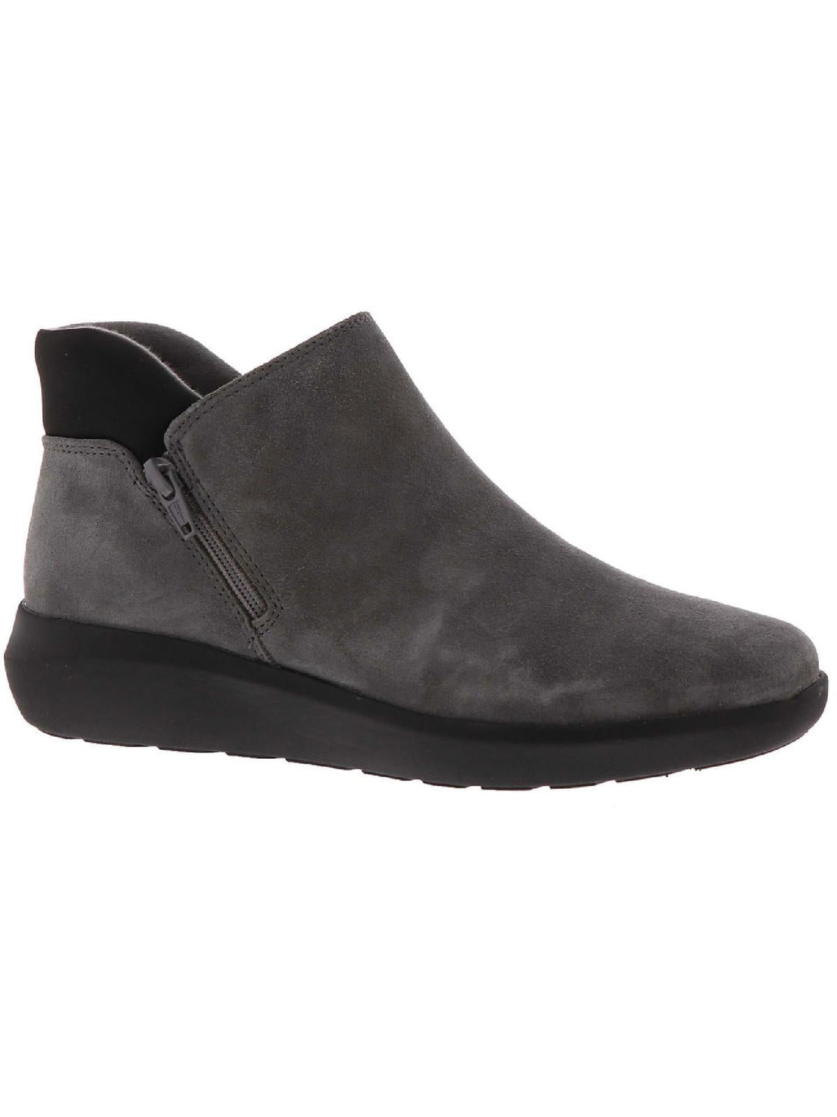 Clarks Womens Kayleigh Mid Faux Suede Padded Insole Ankle Boots ...