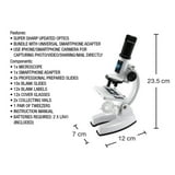 EASTCOLIGHT 100/450/900X Smart Microscope Set, Smartphone Connectable ...