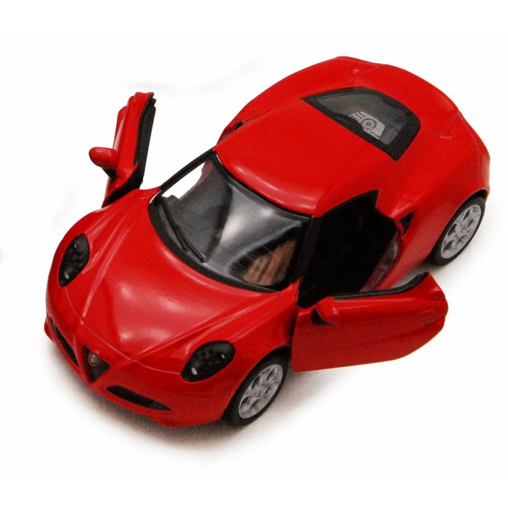 2013 Alfa Romeo 4C, Red - Kinsmart 5366D - 1/32 scale Diecast Model Toy ...