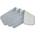 True & Tidy 3-Piece Microfiber Washable Mop Pad Replacement Set ...