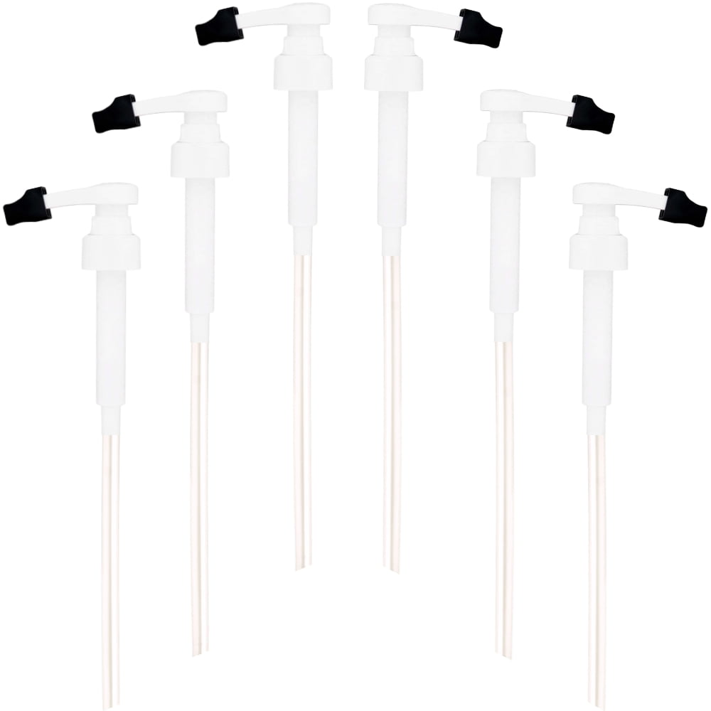 Syrup Pump for Monin Glass 750mL (25.4 Fl Oz) Syrup Bottles (Pack of 6 ...