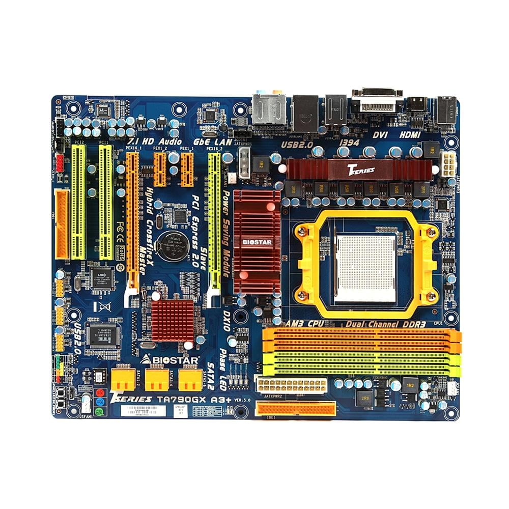 Placa madre Biostar TA790GX A3+ Socket AM3 DDR3 ATX | Walmart en línea