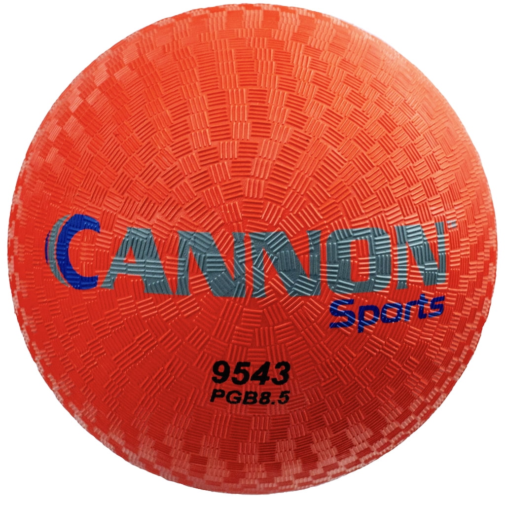 Cannon Sports Red Rubber Playground Ball for 4 Square, Dodgeball ...