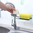Sink Organizer, Stainless Steel Faucet Storage Rack Sponge Holder for ...