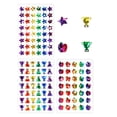 Colored Star Reward Sticker with My Chore Chart Sheet Sparkling ...