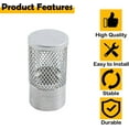 XUERUI-25mm Dia Hose Inlet Suction Strainer Filter, Stainless Steel ...