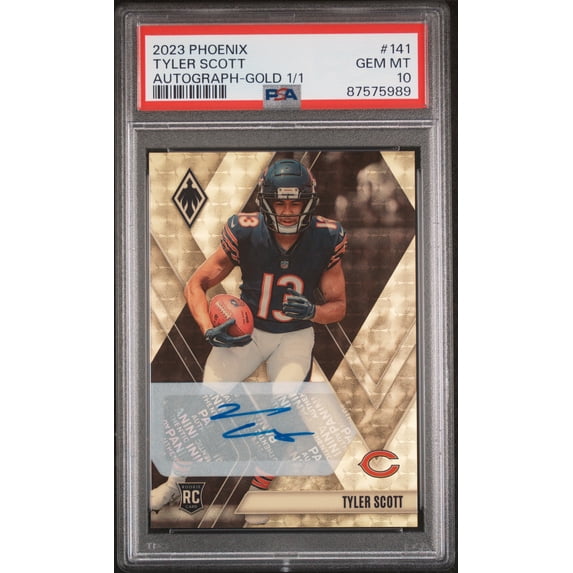 2023 Panini Phoenix Tyler Scott #141 Autograph Gold /1 PSA 10 - Walmart.com