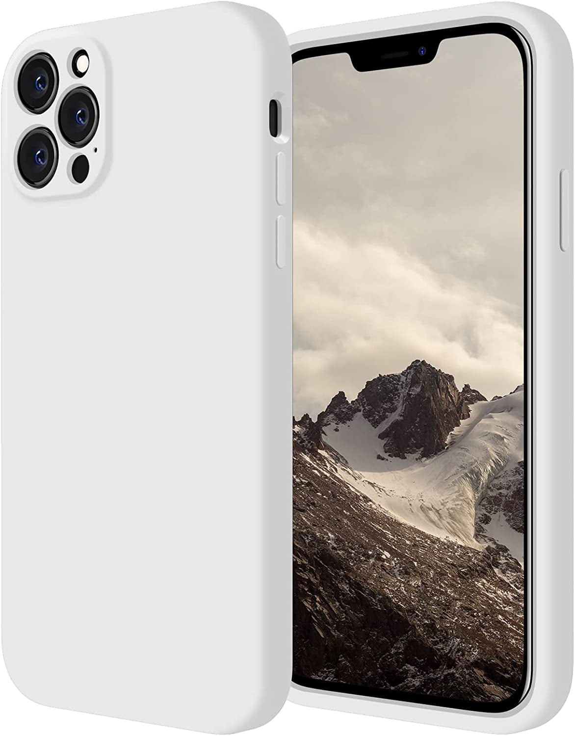 Designed for iPhone 12 Pro Case, Silicone Upgraded [Camera Protecion ...