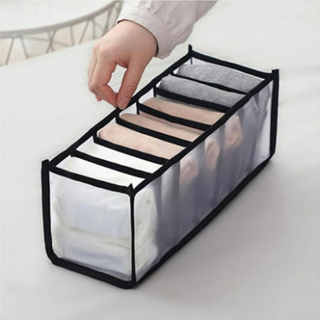 Underwear Storage Box With Compartments Socks Bra Underpants Organizer ...