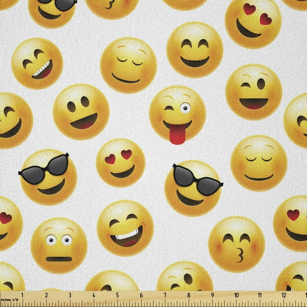 Smiley Face Fabric