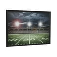 Aarocafa – Stadium Football Field Art (Black Plastic Frame) | Viral ...