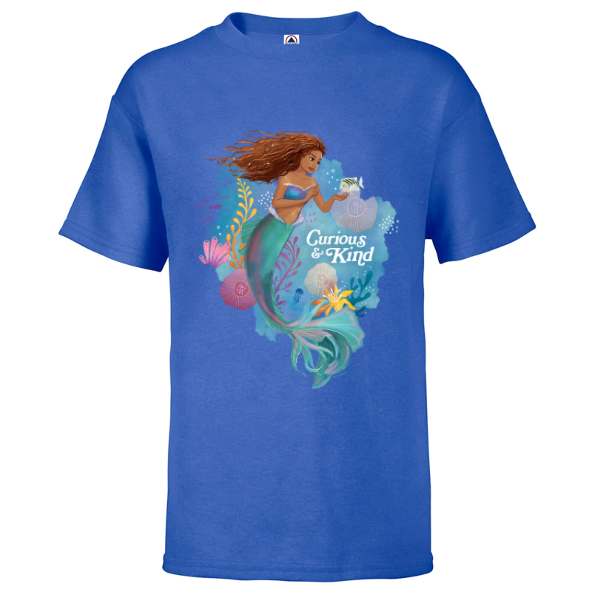Disney The Little Mermaid Ariel Curious & Kind - Short Sleeve T-Shirt ...