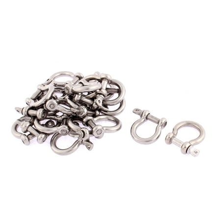 M5 Stainless Steel D Ring Wire Rope Bow Shackle 20pcs - Walmart.ca