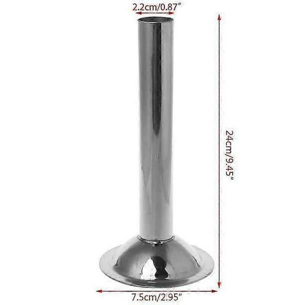 Stainless Steel #10 Size Meat Grinder Sausage Stuffer Tube Horn Funnel ...