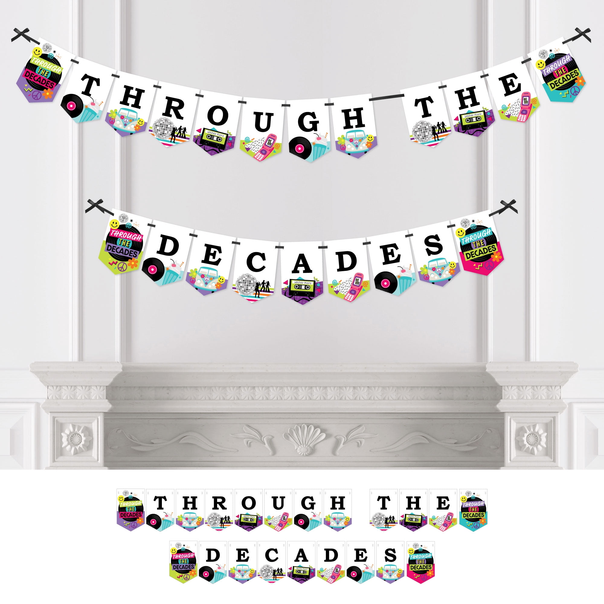 Big Dot of Happiness Through the Decades - 50s, 60s, 70s, 80s, and 90s ...