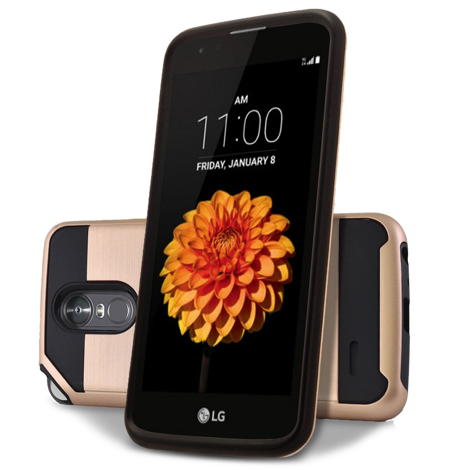 LG Stylos 3 Case, LG Stylo 3 Plus Case, 2-Piece Style Hybrid Shockproof ...