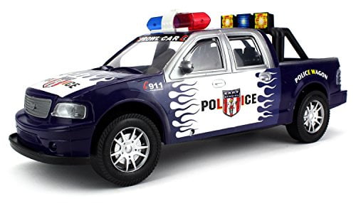Police Patrol Truck Battery Operated Friction Toy Truck Ready To Run ...