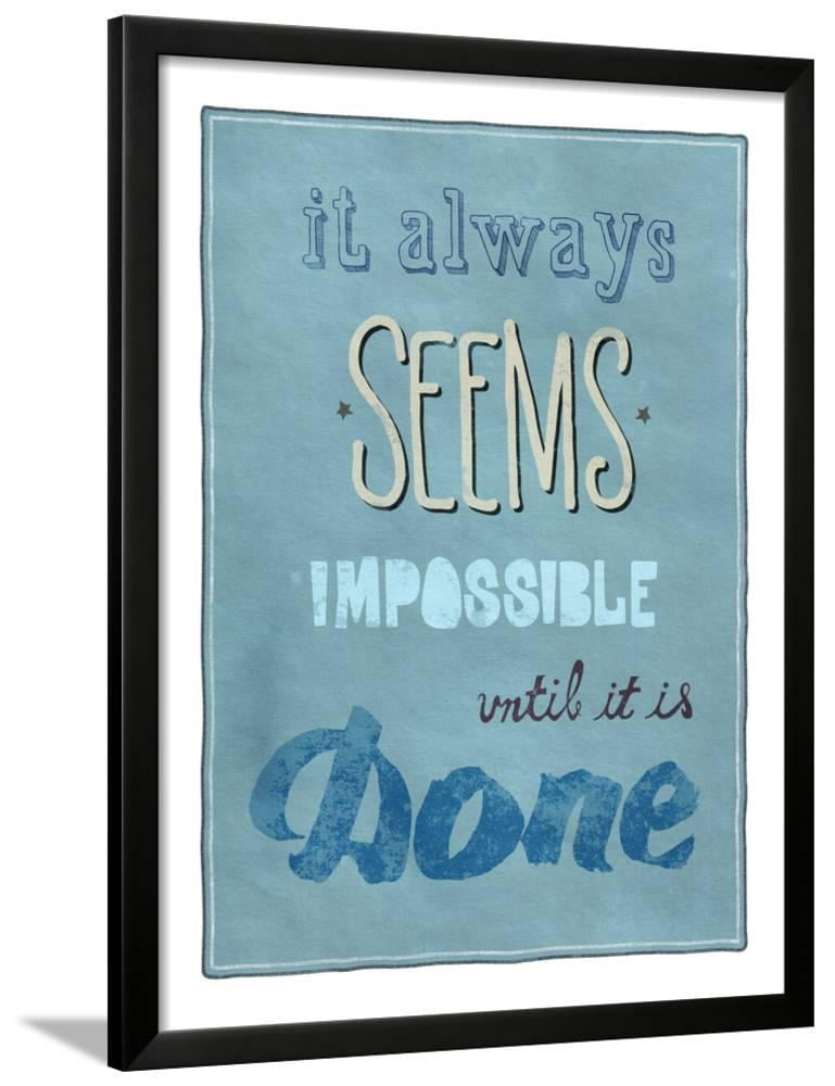 Motivational Poster, Framed Art Print Wall Art by bloomua Sold by Art ...