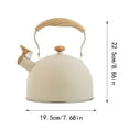 Retro Stovetop Whistling Kettletea Kettle Stainless Steel Tea Kettles For Stove Top Food Grade