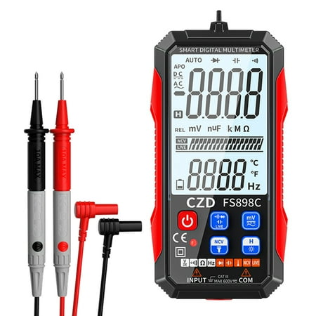 Amdohai Large Display Screen Digital Intelligent Portable Multimeter ...