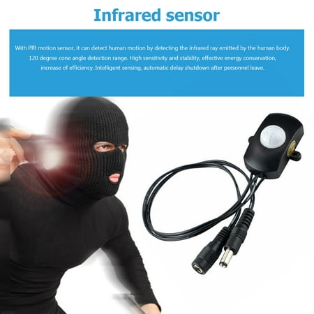 Siyoer PIR Motion Sensor Switch 5A DC 5-24V Body Infrared Sensing ...