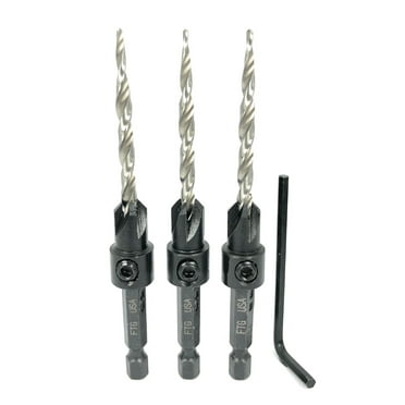 FTG USA Countersink Drill Bit Set 6 Pc #6(9/64"), 1 Replacement ...