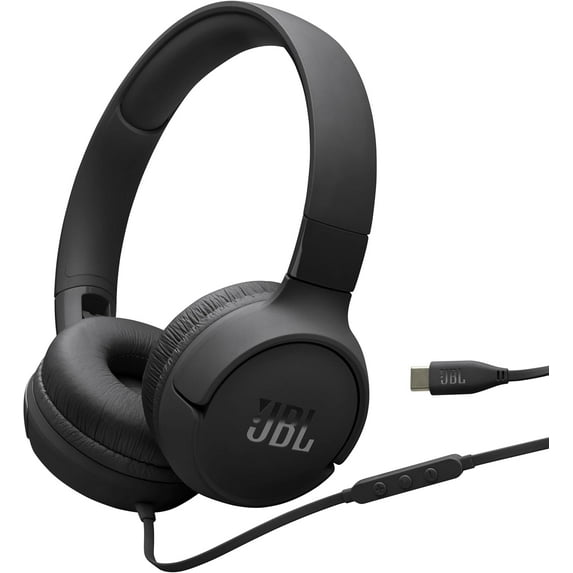 Open Box JBL Tune 520C - USB-C Wired on-ear headphones with Hi-Res ...