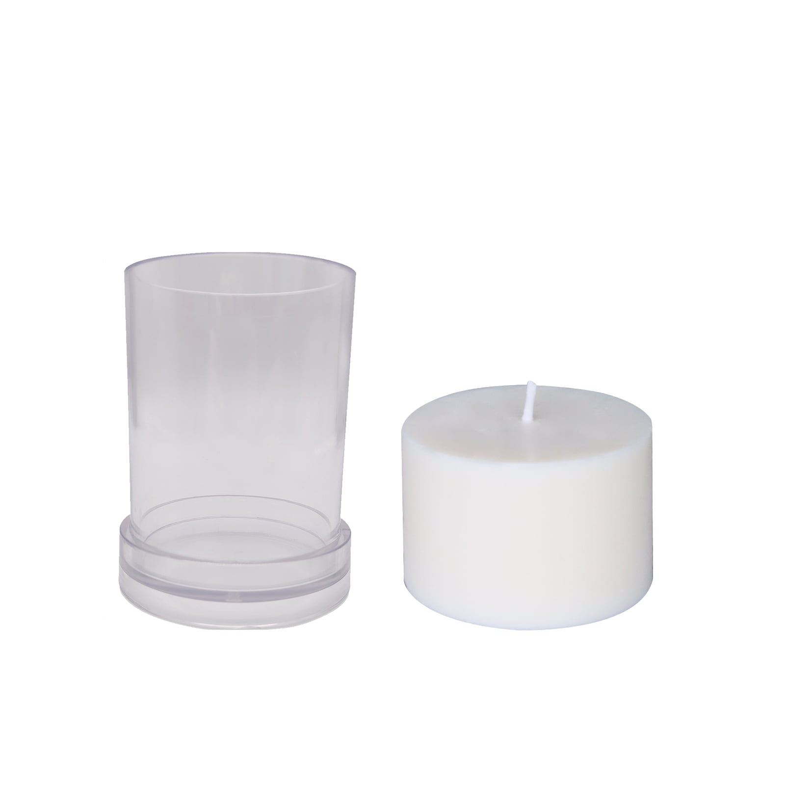 Candle Lab | Cylinder Acrylic Candle Mold-11cm Tall Wax Candle Molds ...