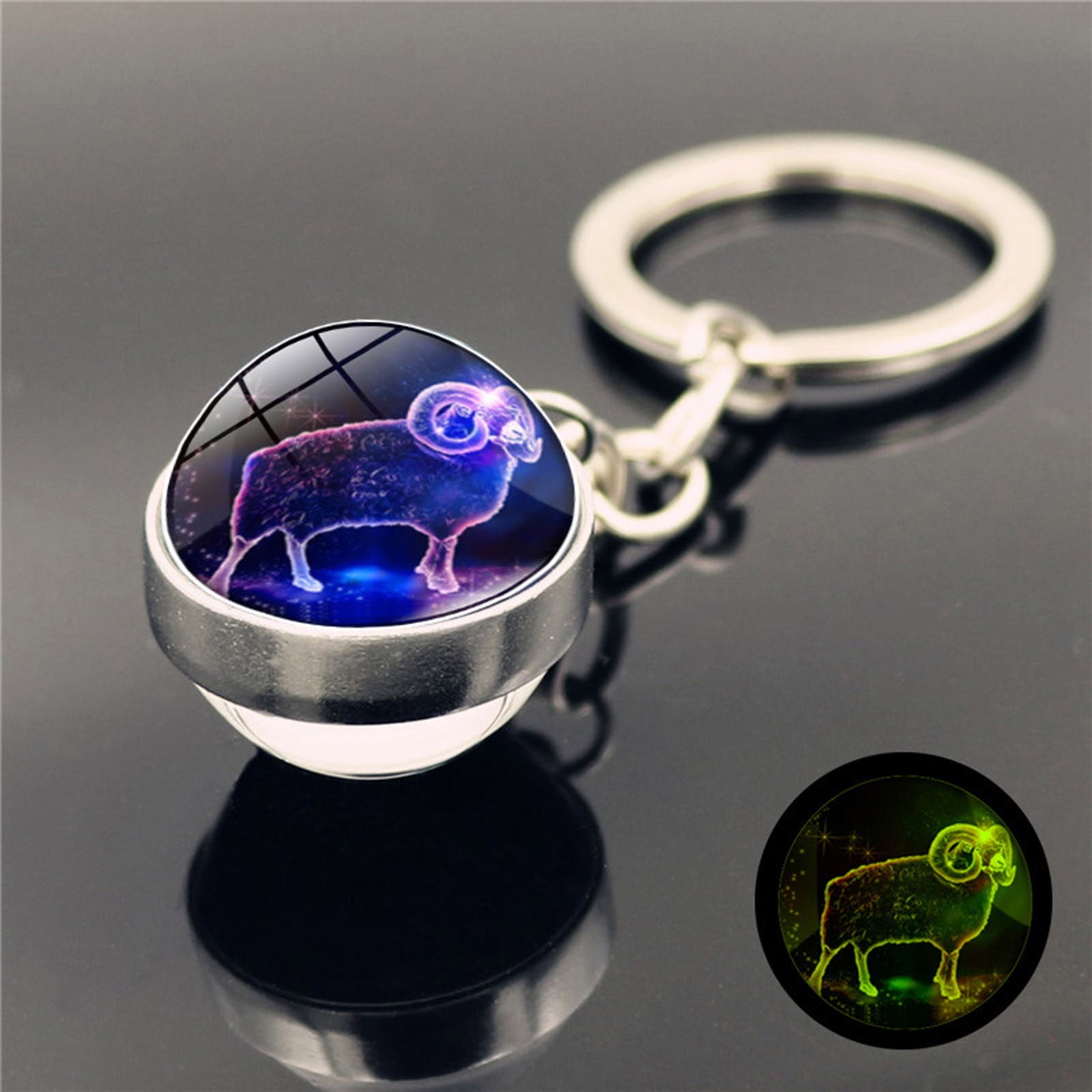 Click here for Topllc Keychains Twelve Keychain Pendant Time Lumi... prices