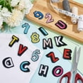 4 Sets 2 Style Letter A~Z & Number 0~9 Polyester Embroidery Cloth Iron ...