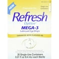 Refresh Optive Mega-3 Lubricating Eye Drops with Natural Oils, Dry Eye ...