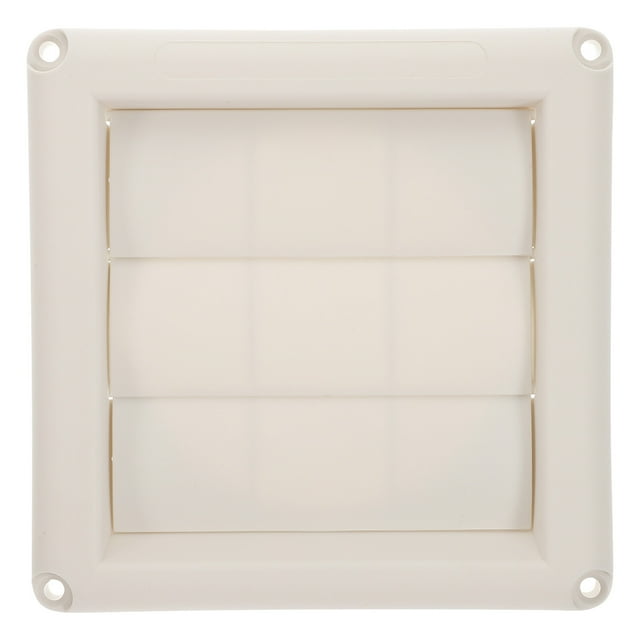 NUOLUX Dryer Vent Cover 4 Inch External Wall Air Vent Louvered Vent ...