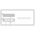 W2 Tax Envelopes for 3-Up Horizontal, Double Window Gum-Seal Security ...