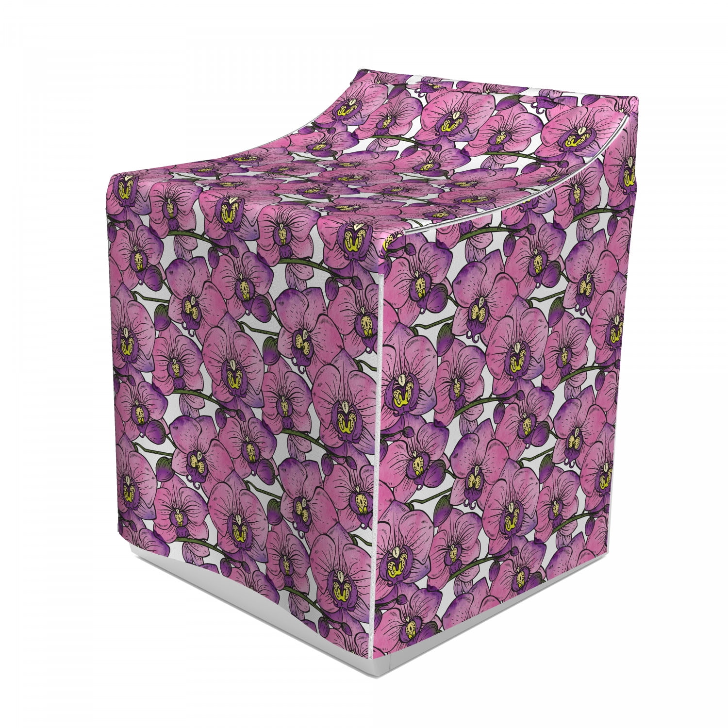 Watercolor Flowers Washer Cover, Exotic Orchid Branch Tropic Essence ...