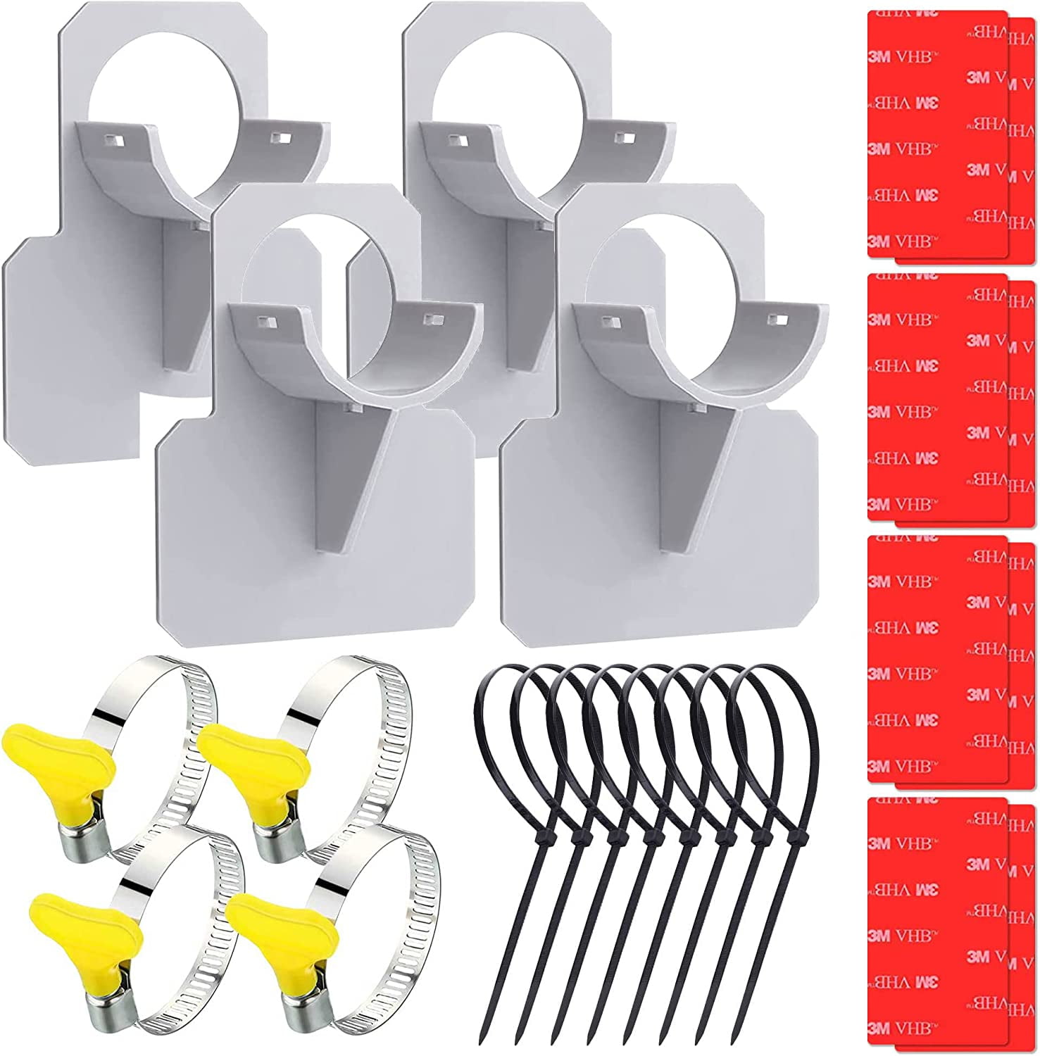 TRIANU 4Pcs Swimming Pool Pipe Holders, Hose Support for Above Ground ...